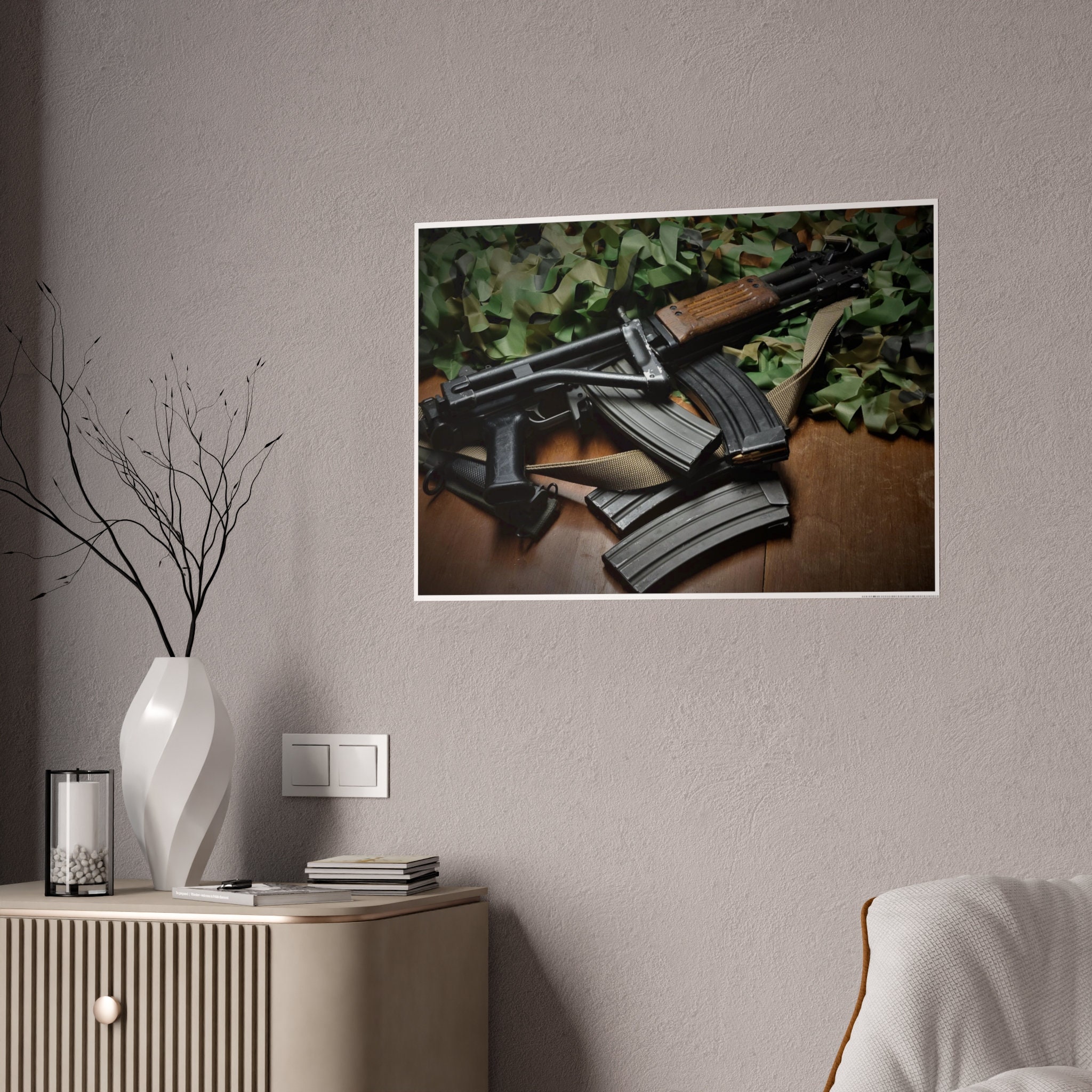 The Galil ARM Rifle Poster Matte Wall Art Picture Print 3 Sizes ...