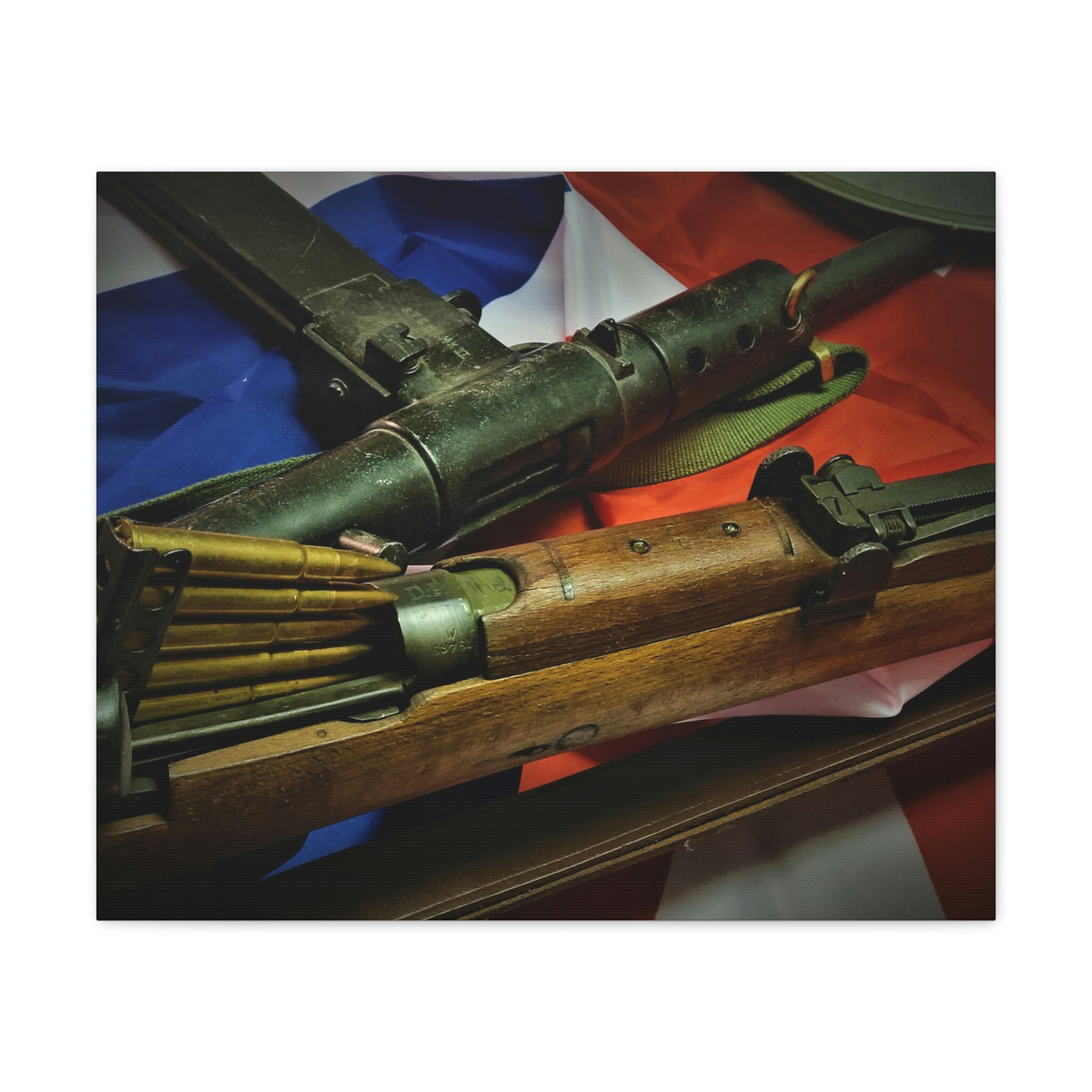 Enfield Rifle and Sten Detail Photo Canvas Art Print Wall Art Gallery ...