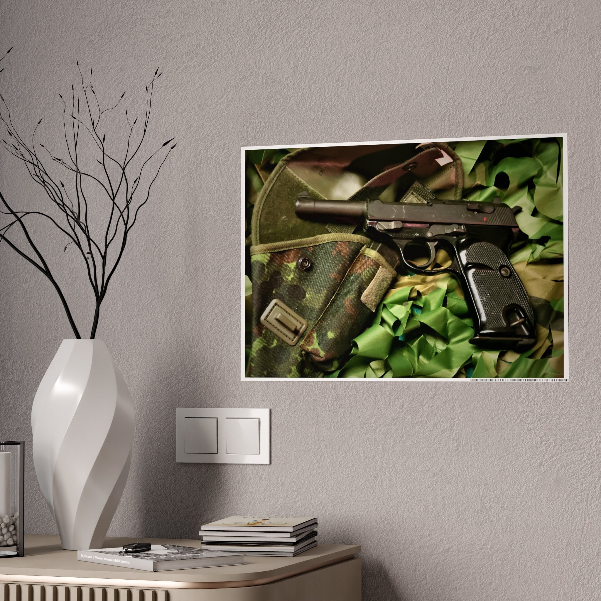 Walther P38 Pistol Poster Matte Wall Art Picture Print 3 Sizes ...