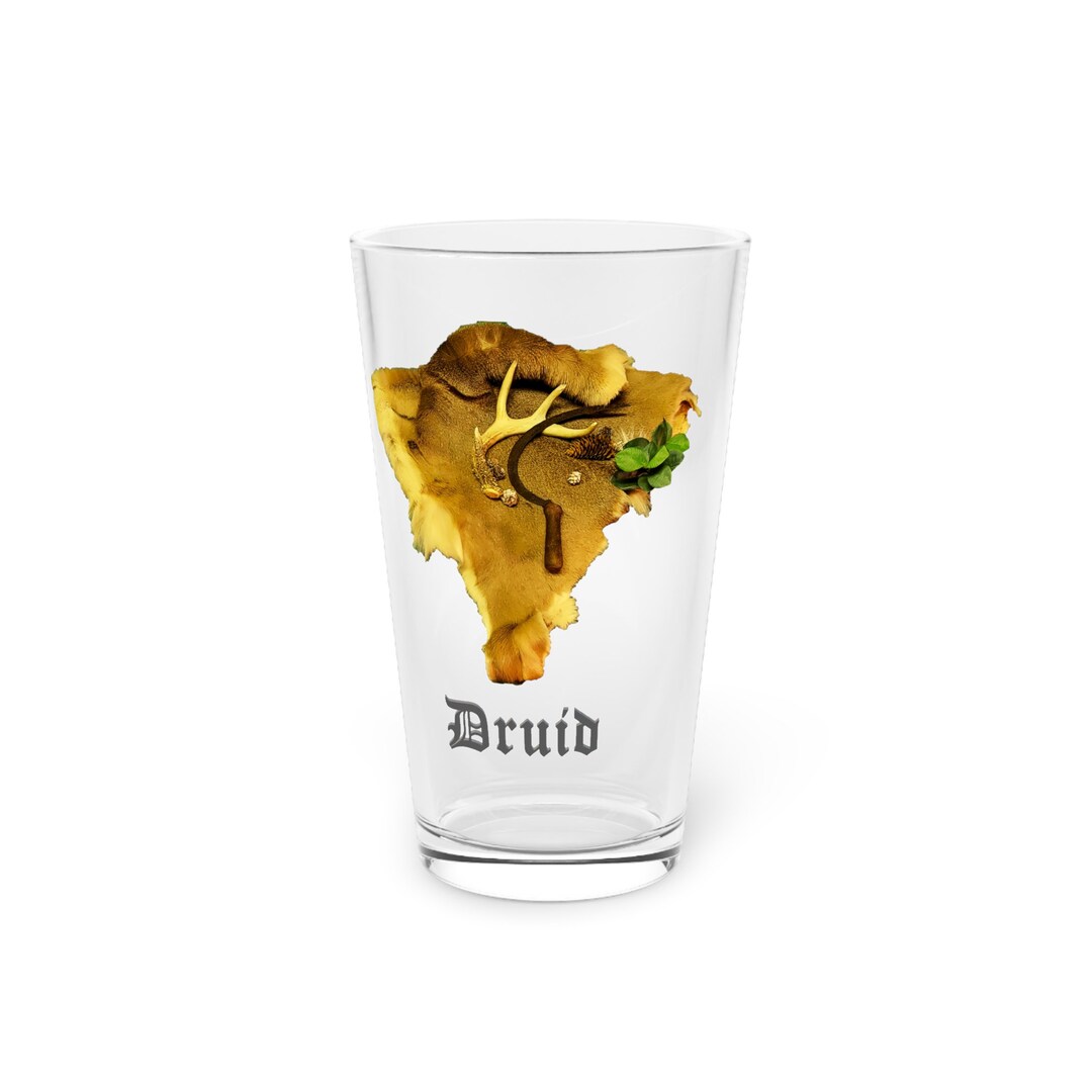 Druid Dungeons Dragons Pint Glass, 16oz - Etsy