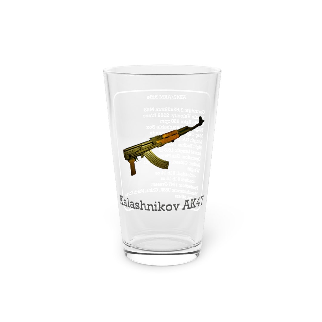 Kalashnikov AK47 Pint Glass, 16oz - Etsy