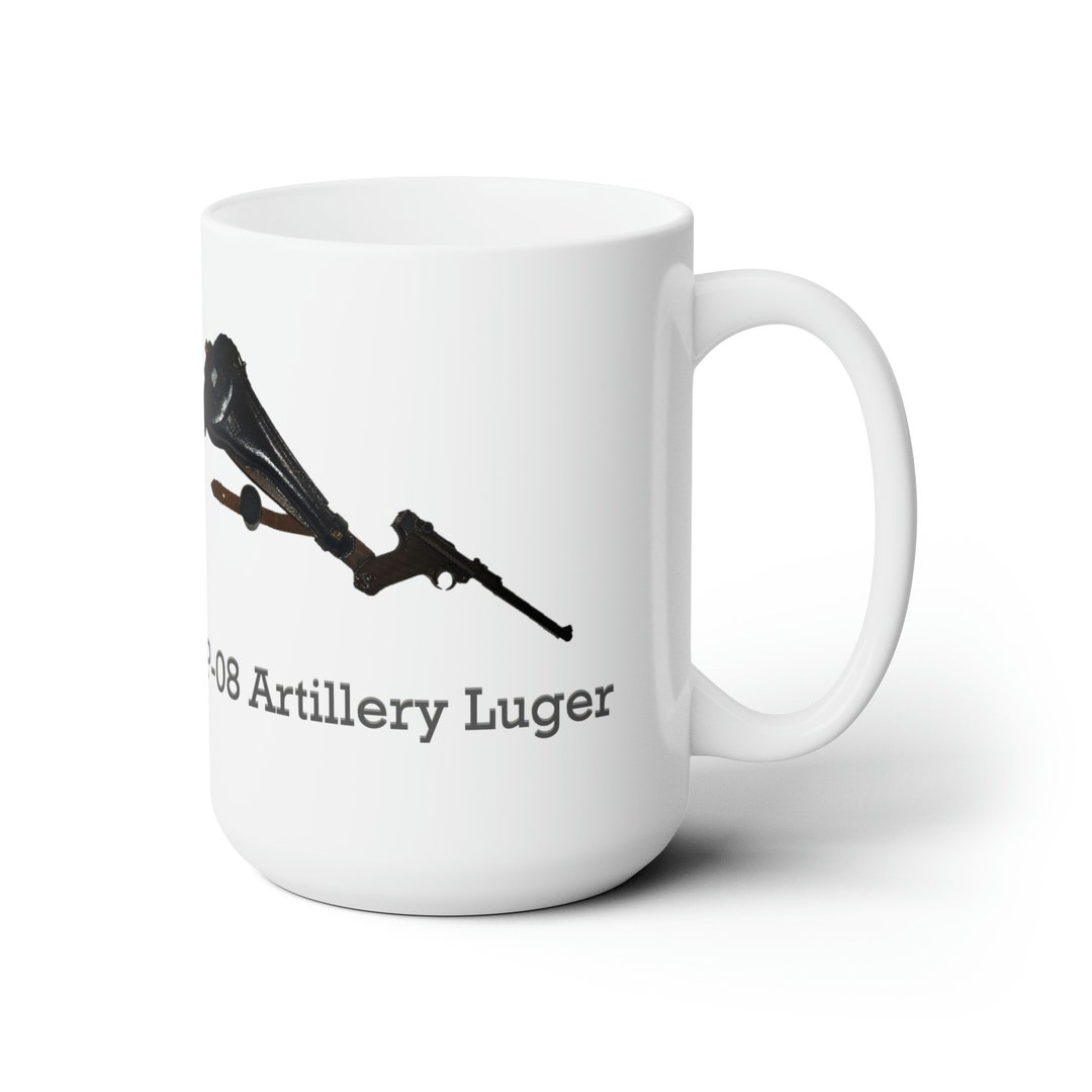 P08 Artillery Luger Pistol Gun Coffee Mug 15oz - Etsy