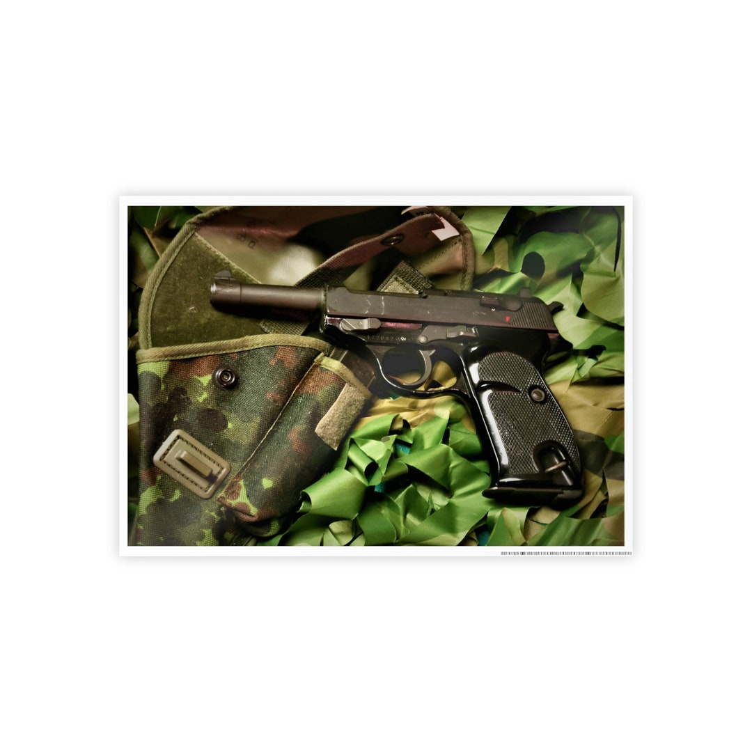 Walther P38 Pistol Poster Matte Wall Art Picture Print 3 Sizes ...