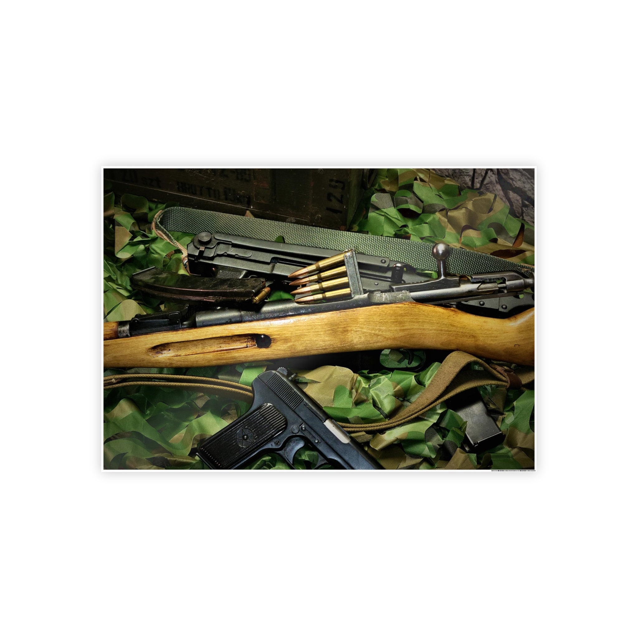Mosin-nagant Rifle and Other Soviet Arms Gun Firearm Weapon Poster ...