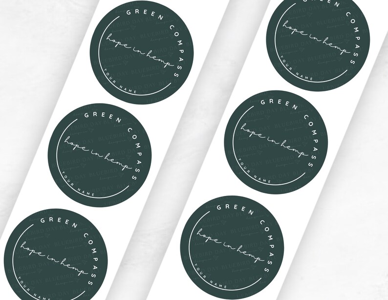 Green Compass Advocate Personalized Stickers - Etsy