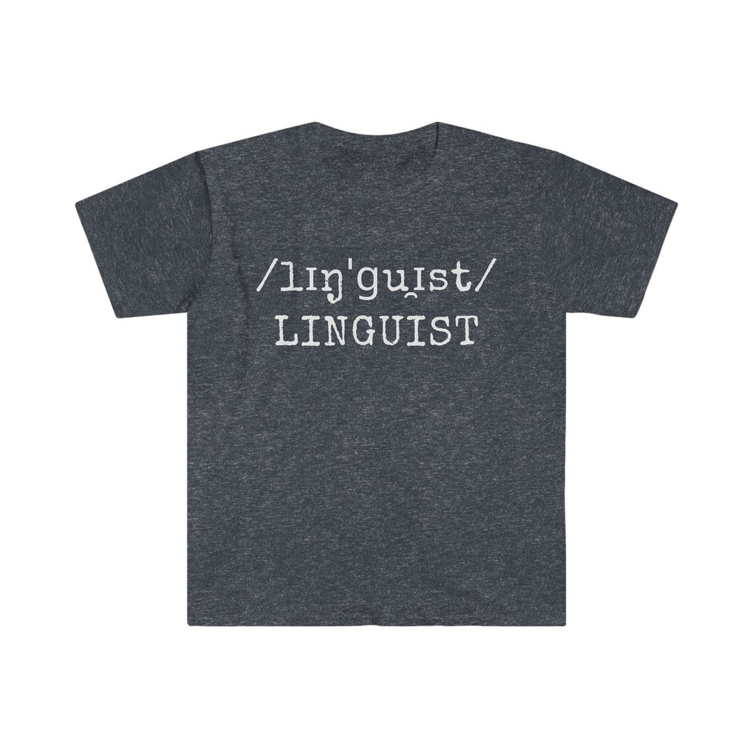 Linguist International Phonetic Alphabet (IPA) Pronunciation Shirt ...