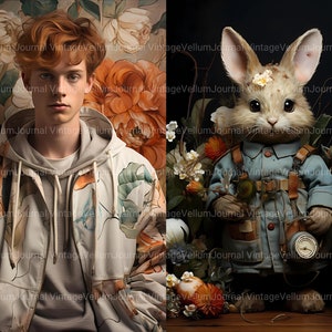 48 Nineties Spring Junk Journal Pages - Spring-themed Papers for ...