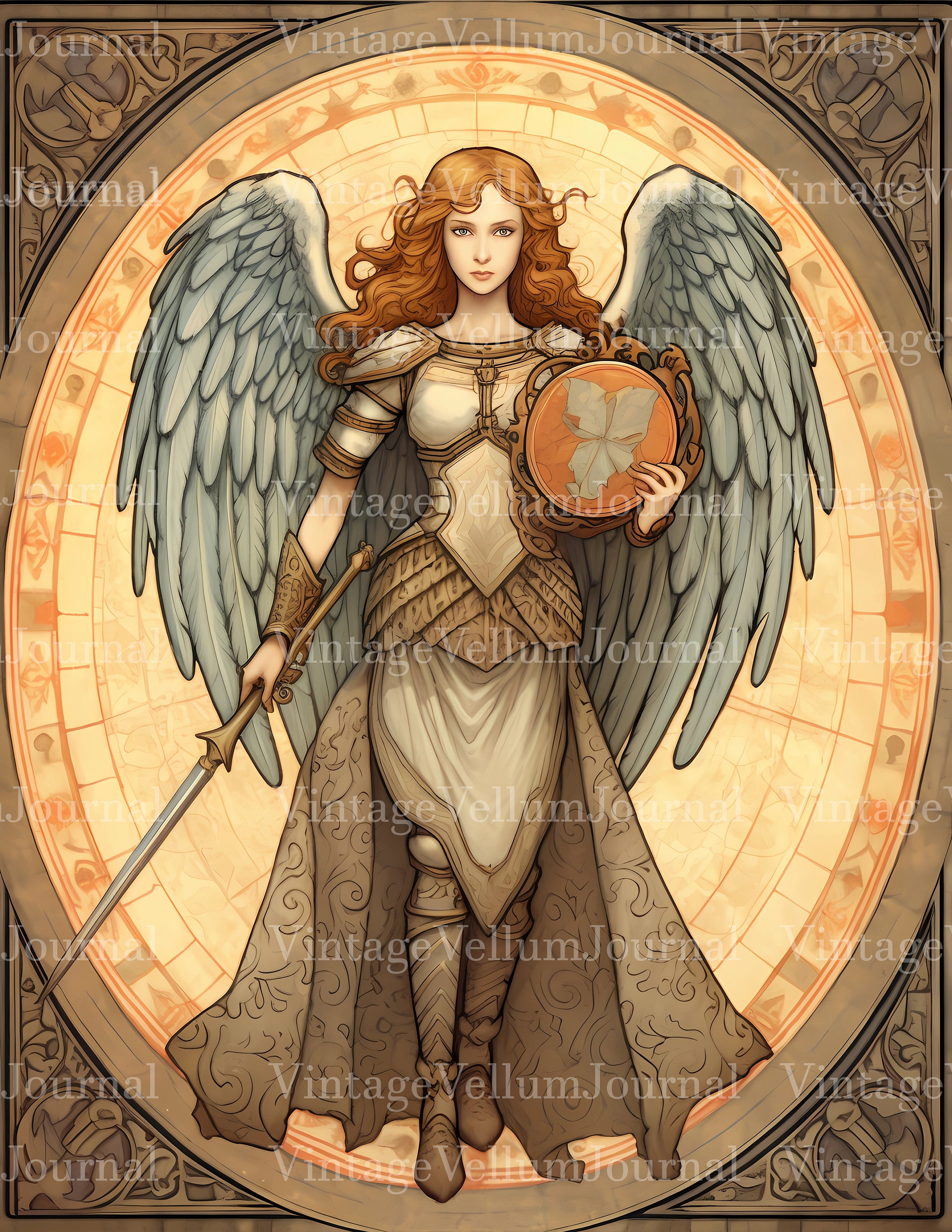 30 Comic Angel Junk Journal Pages - Printable Vintage Angel Junk ...