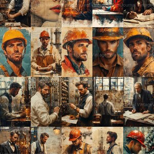 80 Engineer Junk Journal Pages - Profession Journey Junk Journal for ...