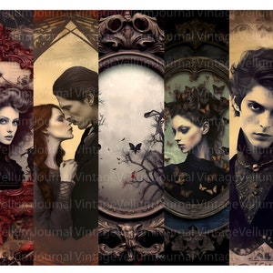 50 Vampire Junk Journal Pages Digital Vintage Vampires Junk Journal for ...