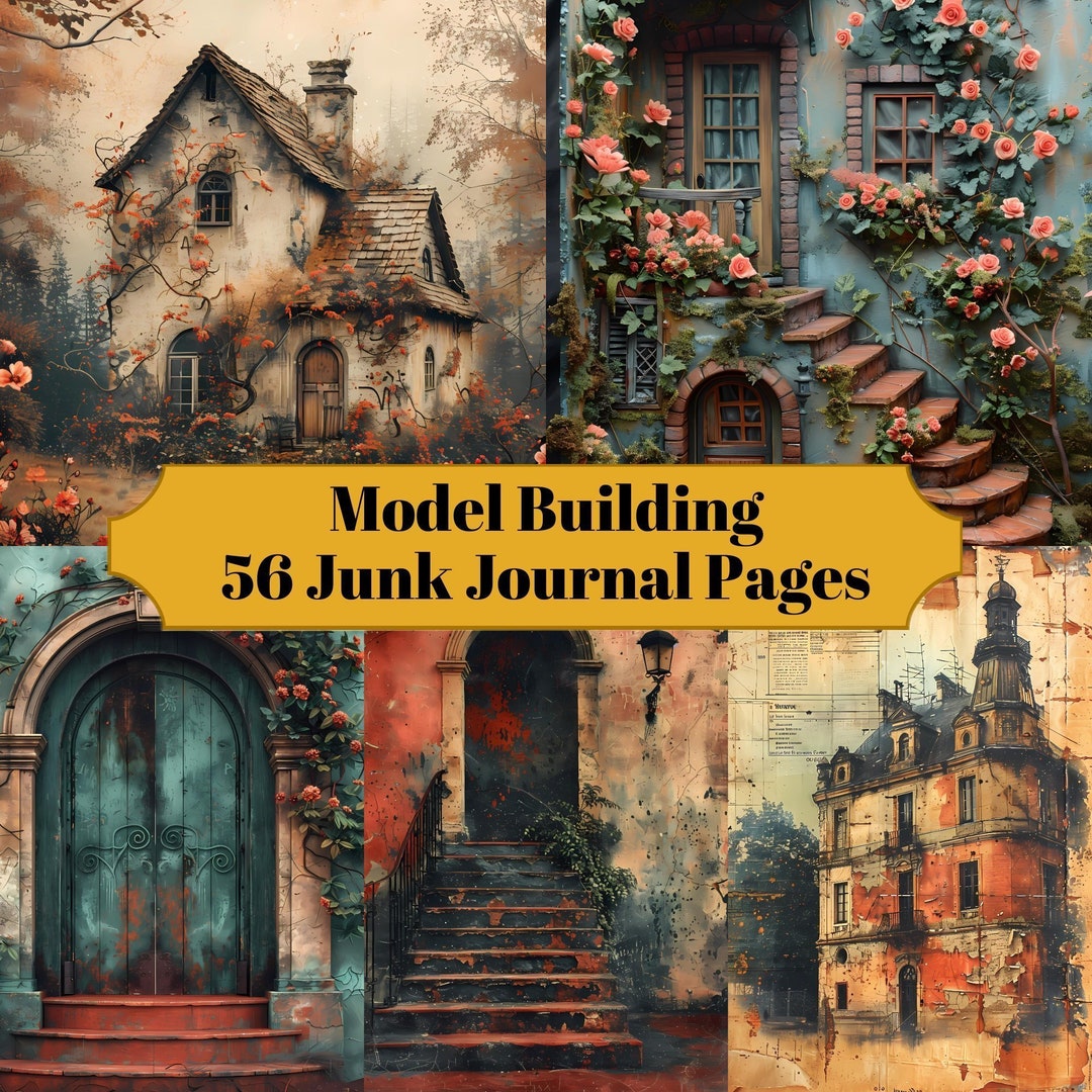 56 Model Building Junk Journal Pages - Hobbies and Crafts Junk Journal ...