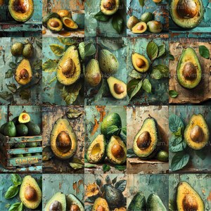 73 Avocado Junk Journal Pages - Fruits and Vegetables Junk Journal for ...