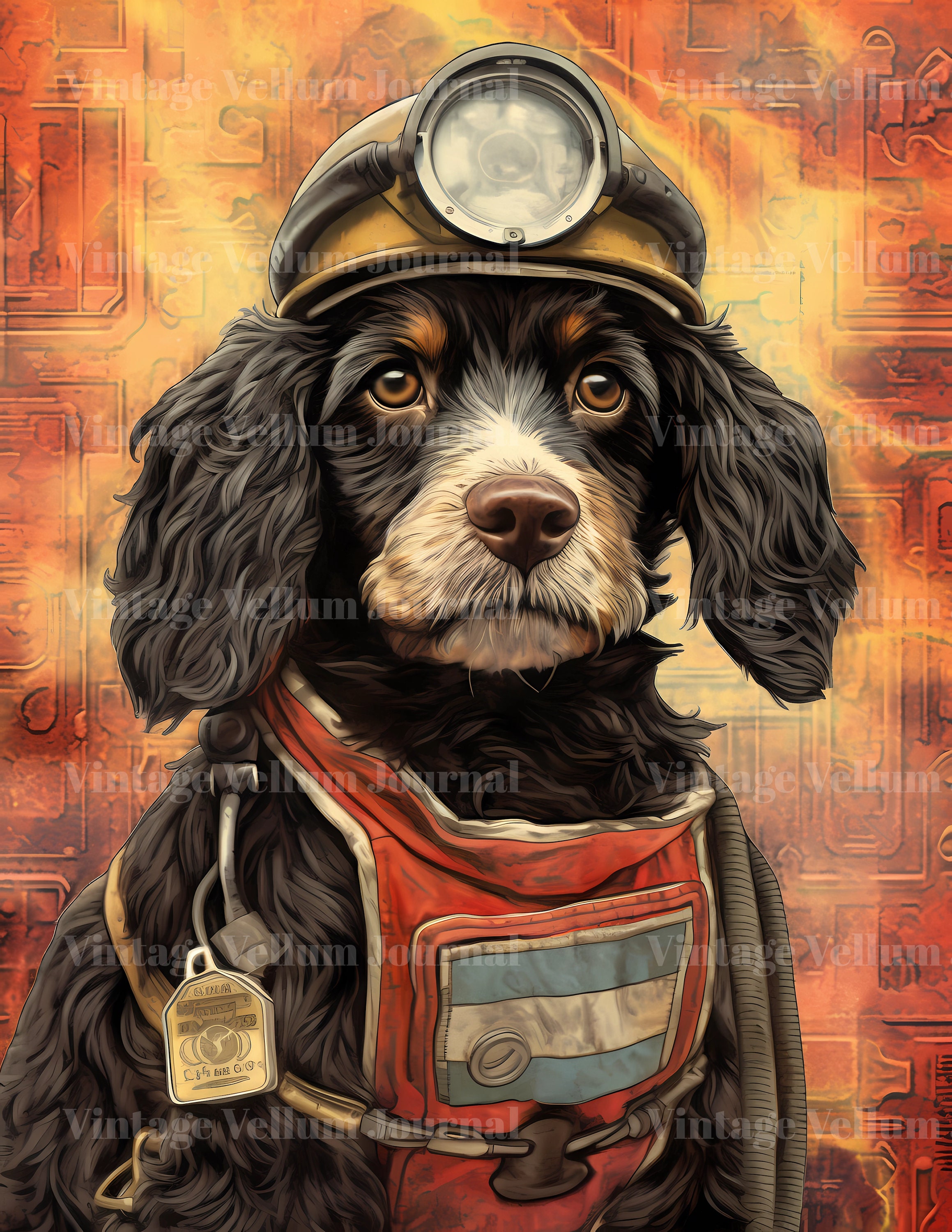 20 Hero Dog Junk Journal Pages Printable Dogs Junk Journal - Etsy