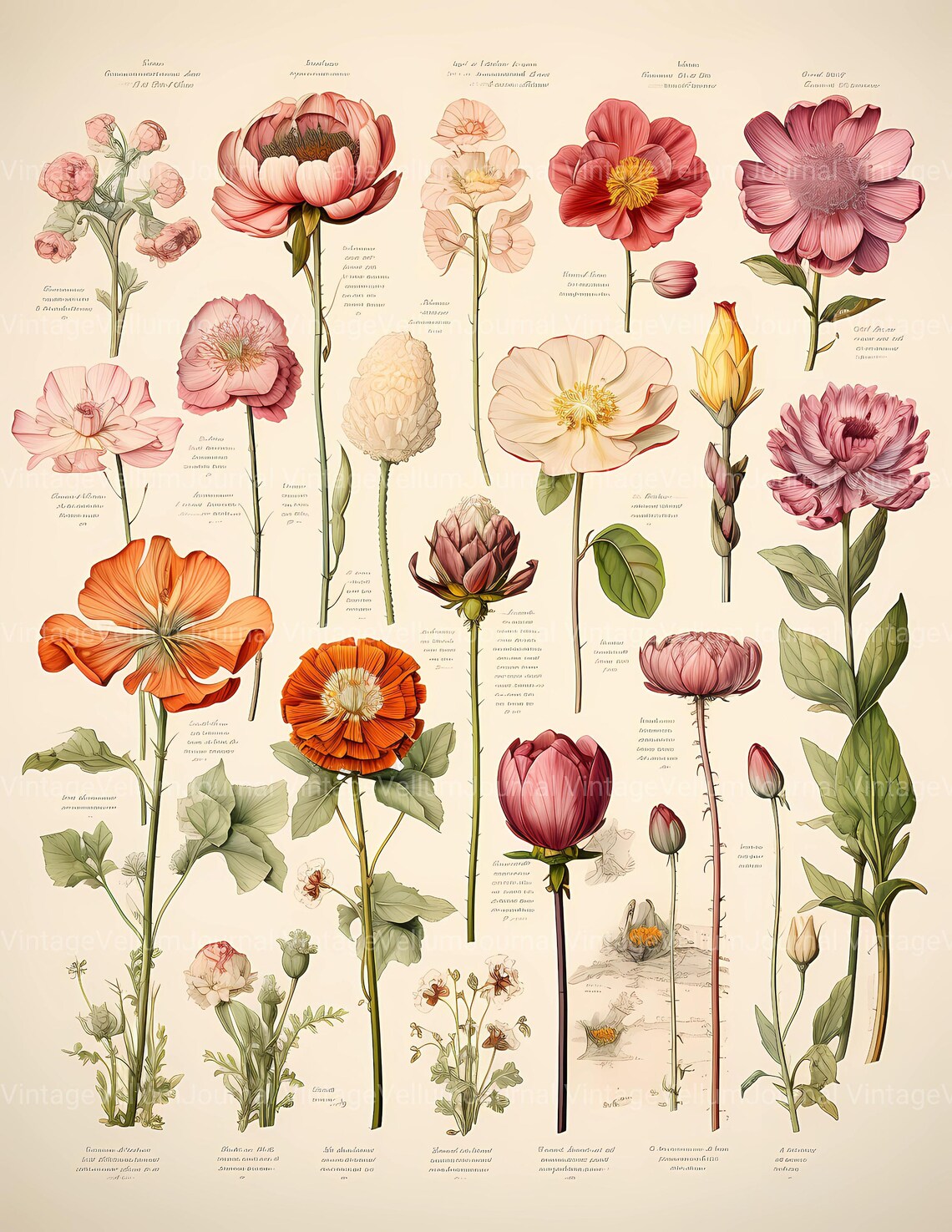69 Vintage Spring Junk Journal Pages - Spring-themed Papers for ...