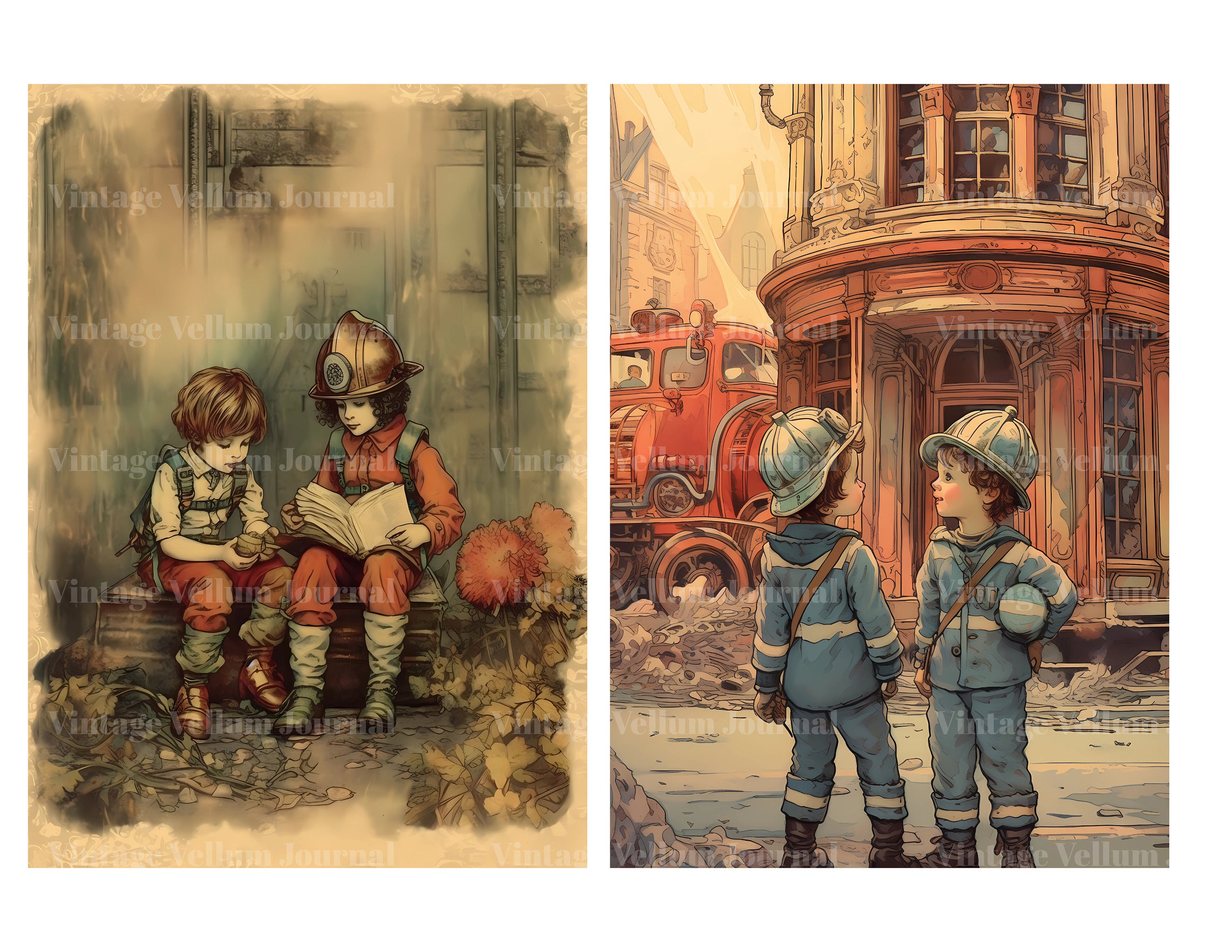20 Kid Firefighter Journal Pages Printable Kid Firefighters Junk ...