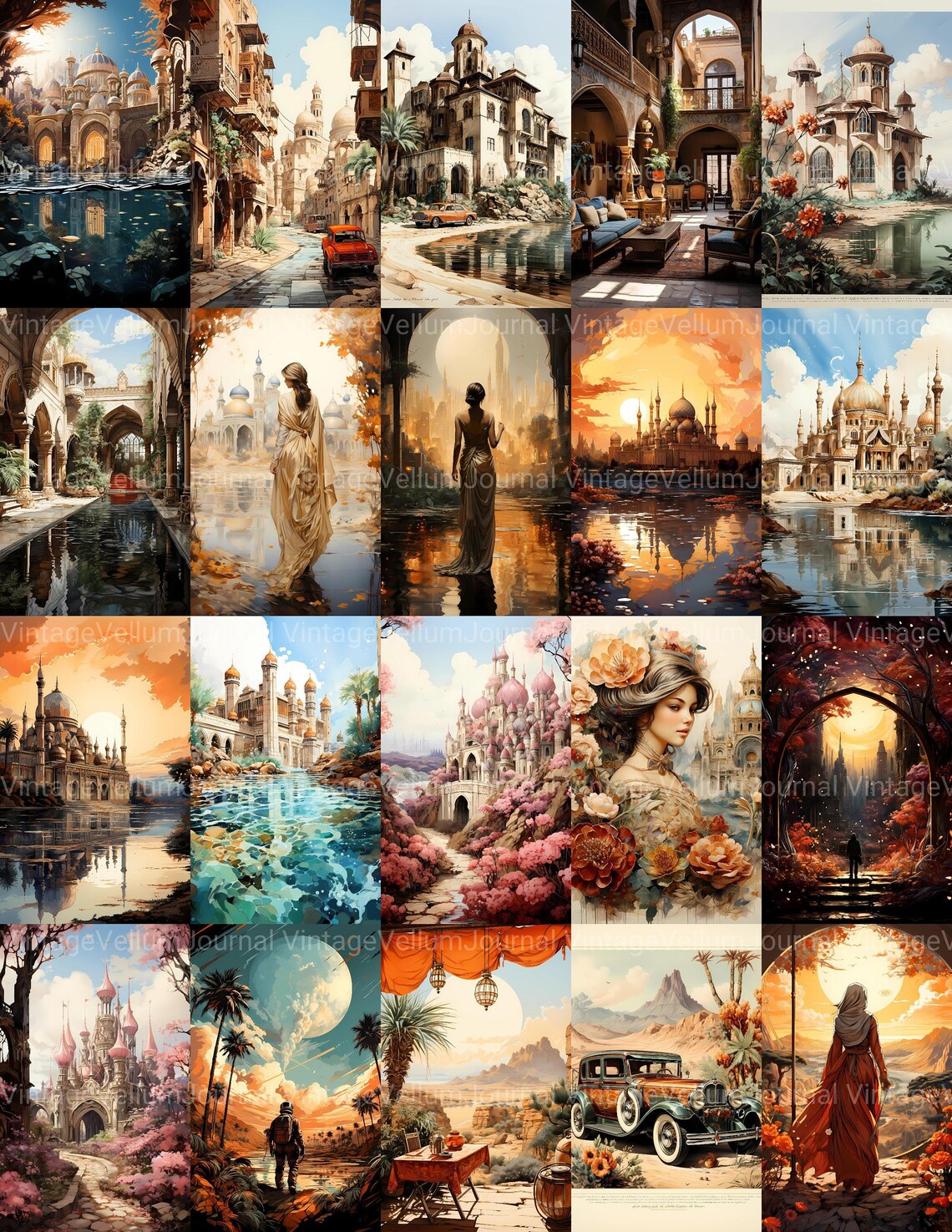 87 Dubai Travel Junk Journal Pages - Journey Junk Journal for ...