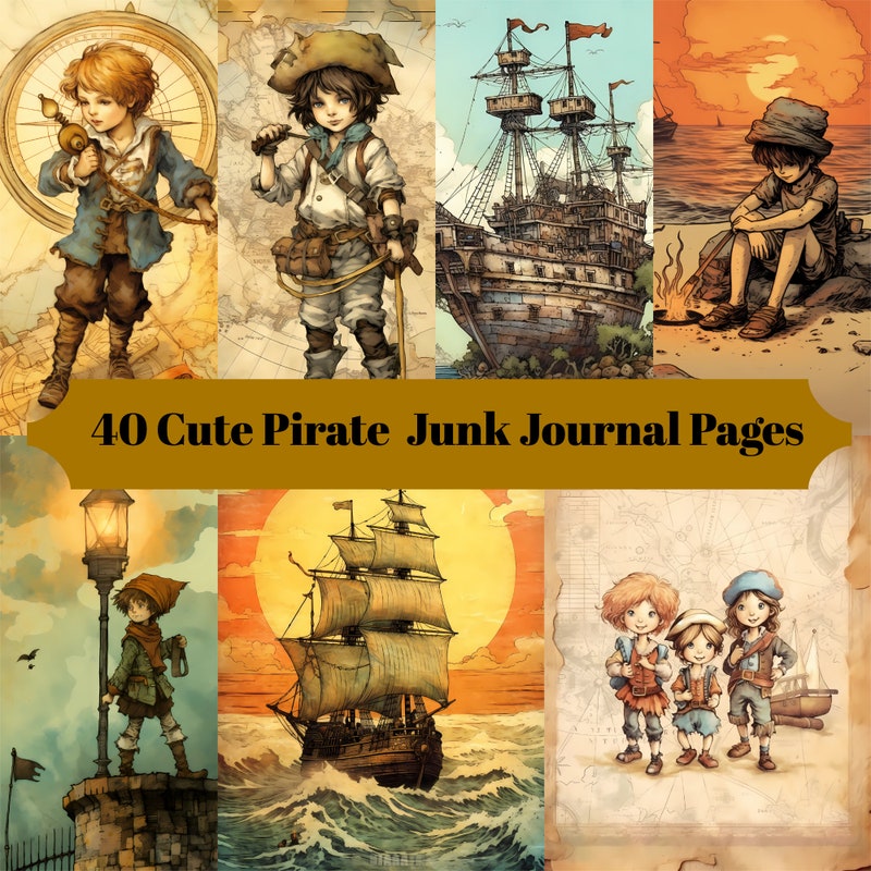 Pirate Journal - Etsy