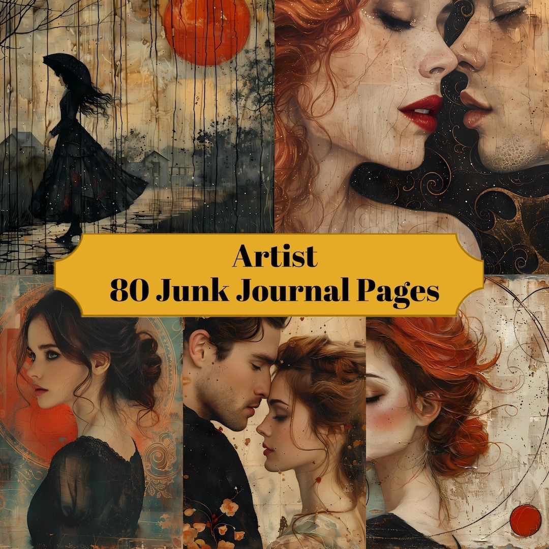 80 Artist Junk Journal Pages - Profession Journey Junk Journal for ...