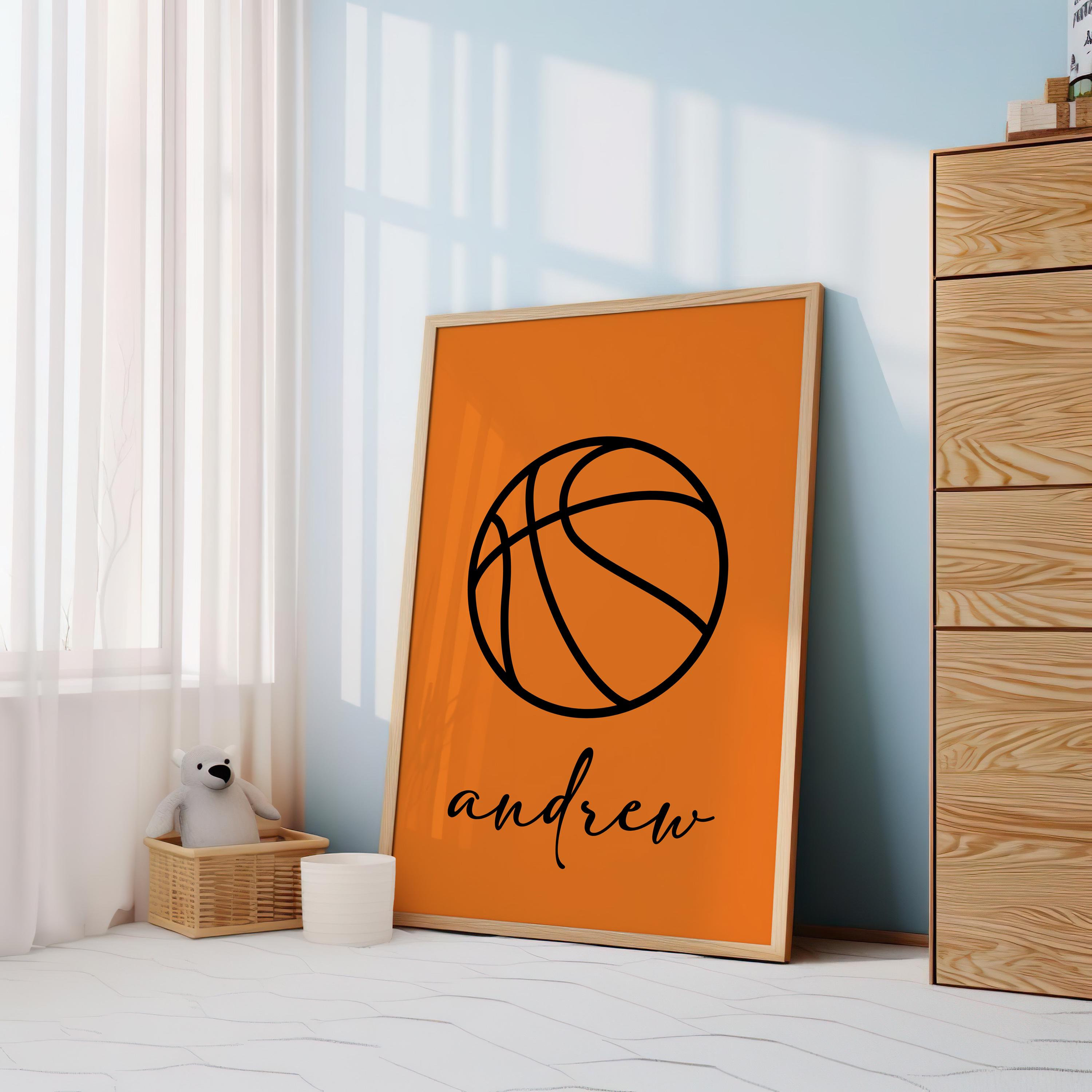 Basketball Prints, Basketball Boys Room Print, Basketball Decor ...
