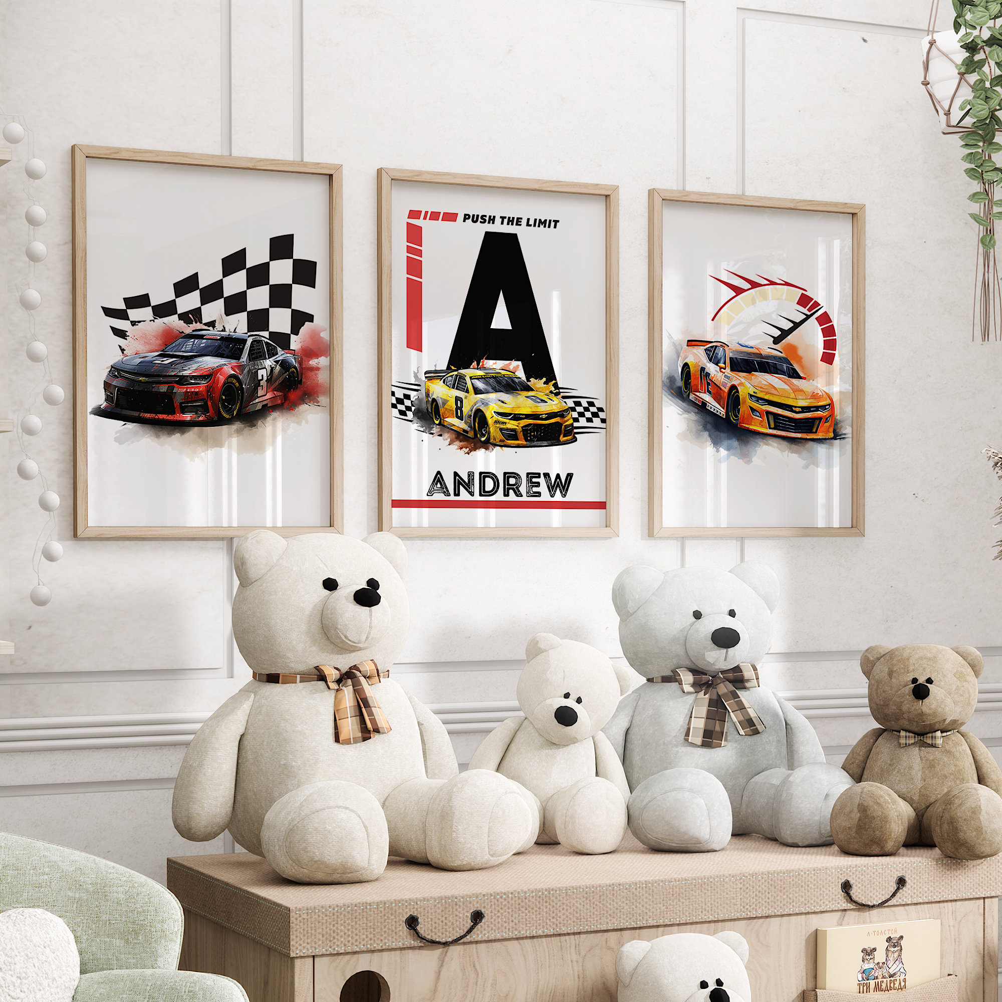 Watercolor Racing Car Print, Sport Car Print, Racing Car Nursery ...