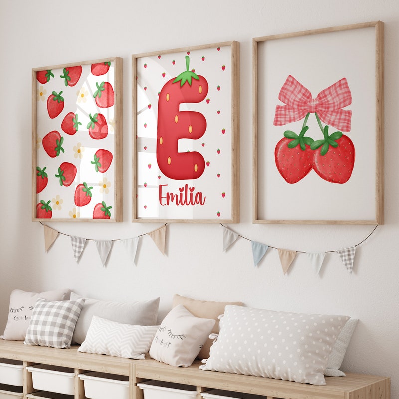 Strawberry Theme - Etsy