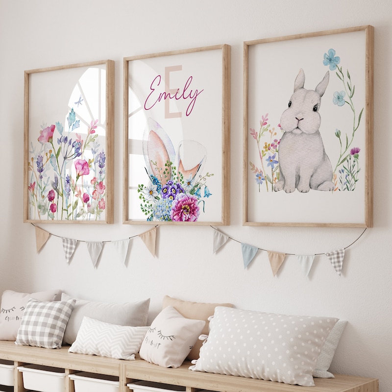 Bunny Nursery Decor - Etsy