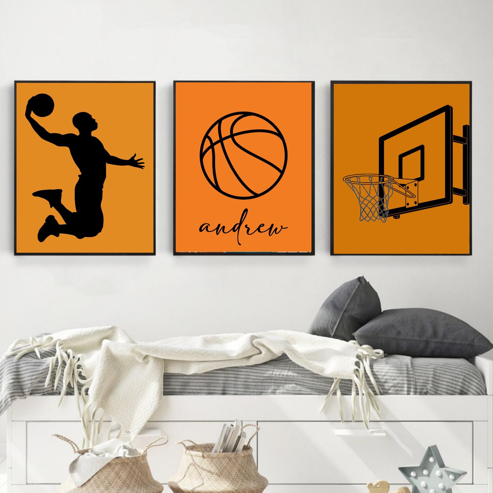 Basketball Prints, Basketball Boys Room Print, Basketball Decor ...