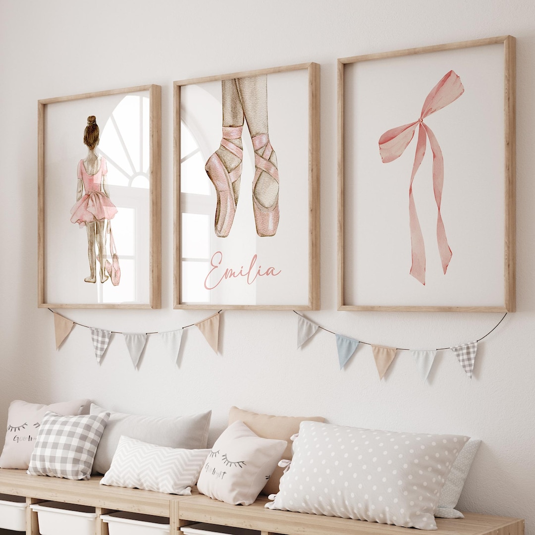Ballerina Nursery Print, Ballerina Decor, Ballet Print, Ballet Nursery ...