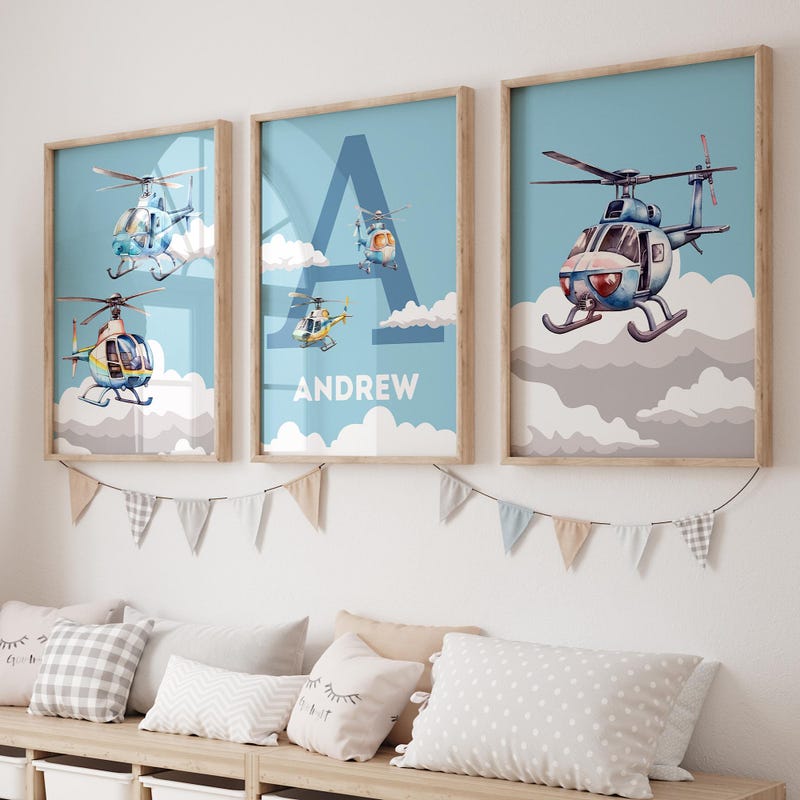 Helicopter Decor - Etsy