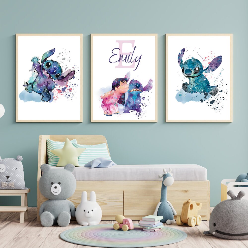 Personalized Lilo & Stitch Print Stitch Nursery Decor Ohana - Etsy Canada