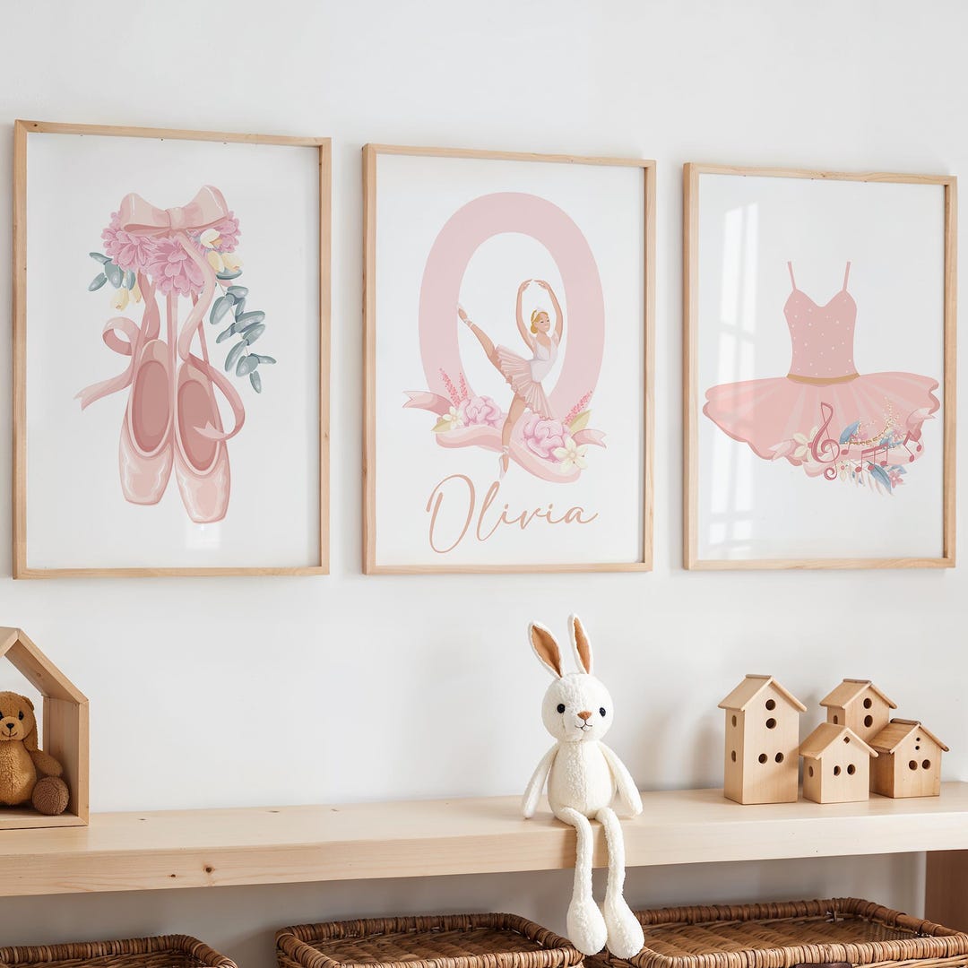 Ballerina Prints, Ballerina Girls Room Decor, Ballerina Wall Art ...