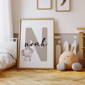 Baby Elephant Prints, Elephant Nursery Print, Elephant Room Decor ...