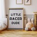 Racing Car Nursery Prints, Race Car Prints, Little Racer Dude, Boy ...
