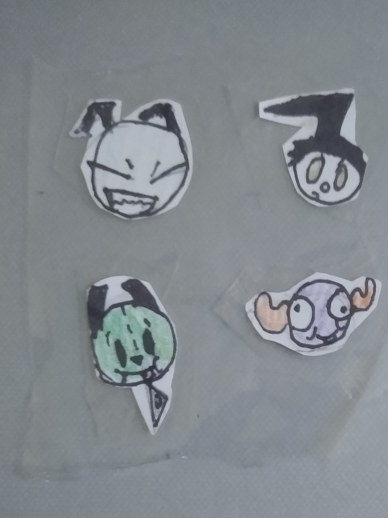 Invader Zim Stickers Invader Zim GIR Dib Membrane Minimoose - Etsy