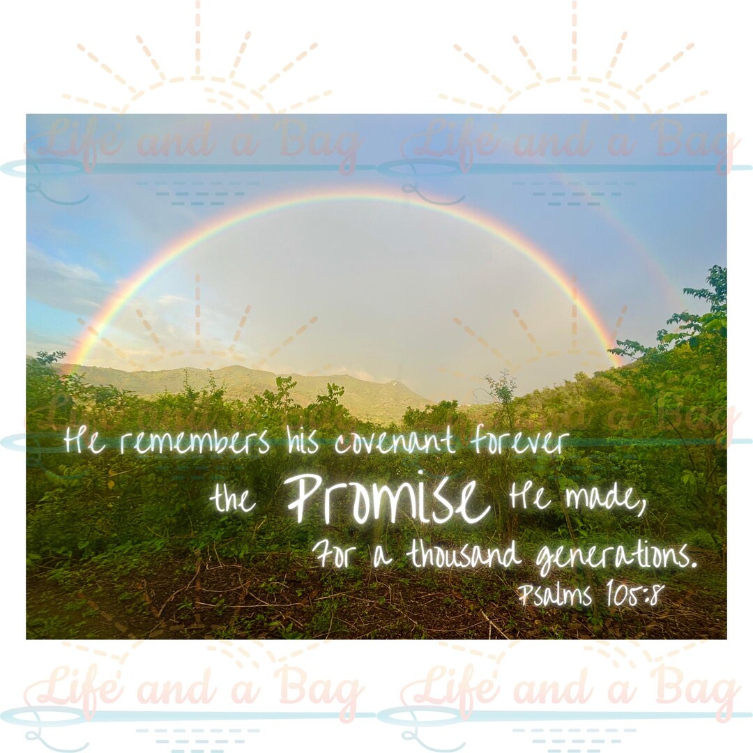 The Promise, He Remembers His Covenant Digital Download Photography - Etsy