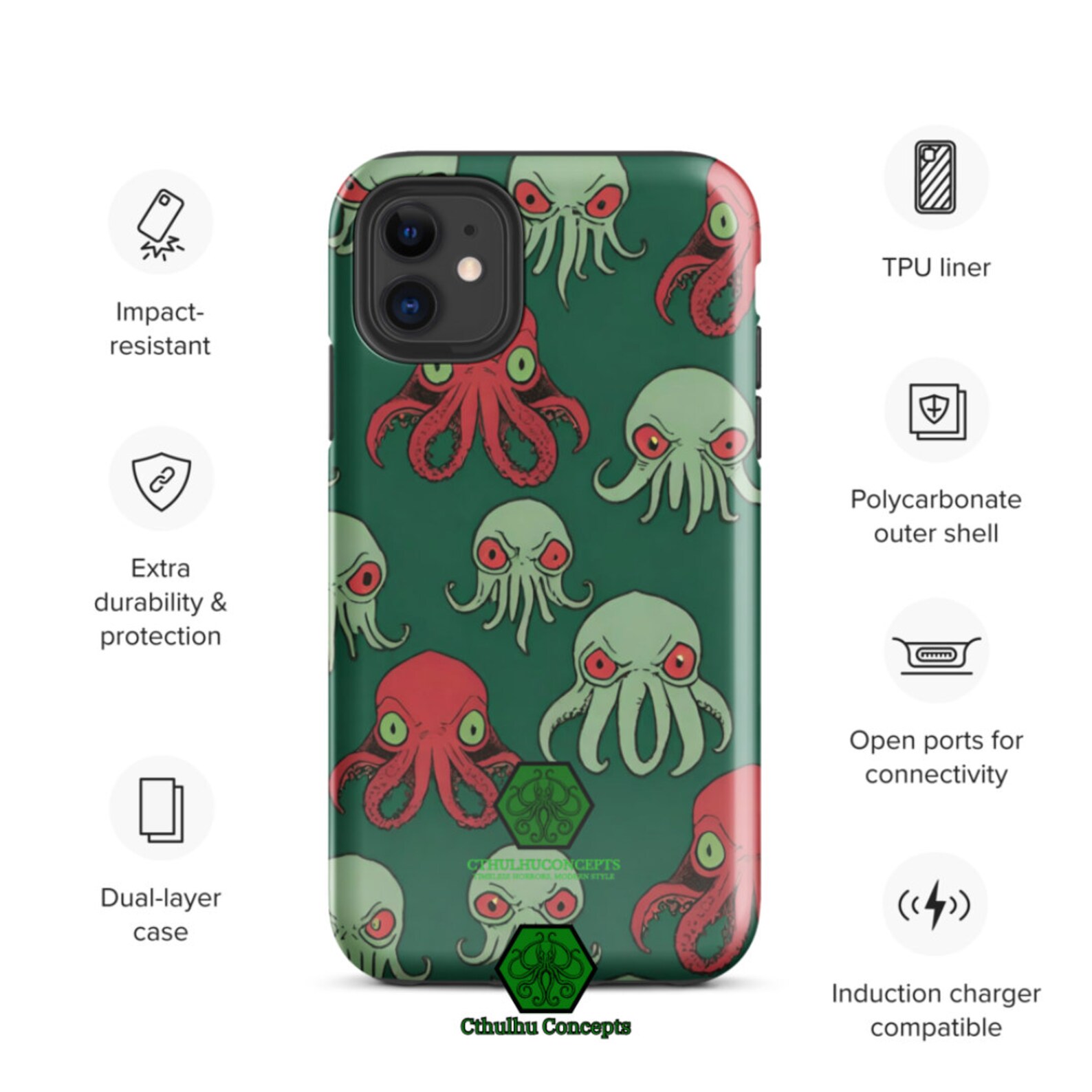 Eldritch Horror iPhone Case | Cthulhu Mythos Shock-absorbing Phone ...