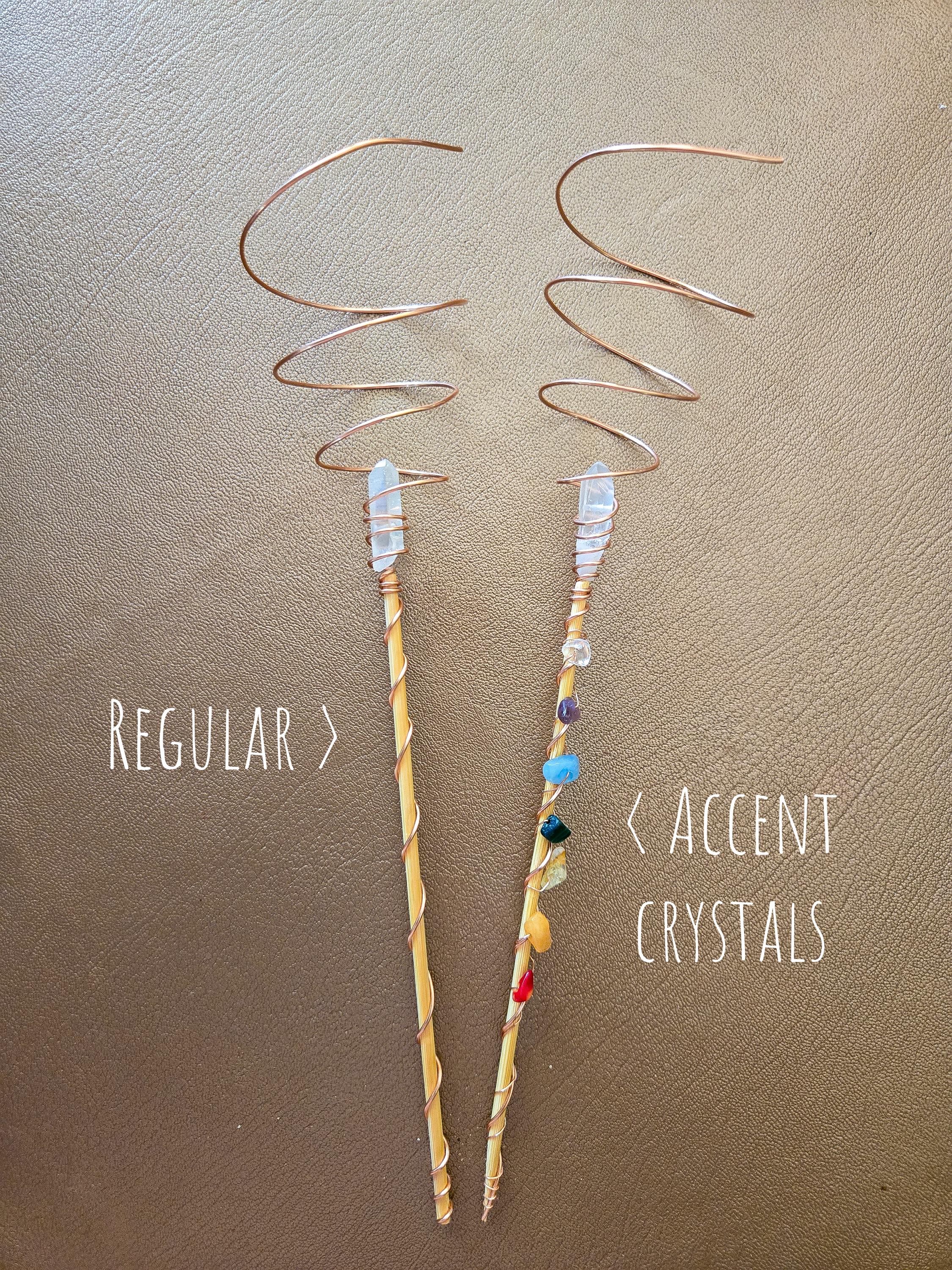 Electroculture Copper Stake – Quartz Crystal Antenna for Houseplants ...
