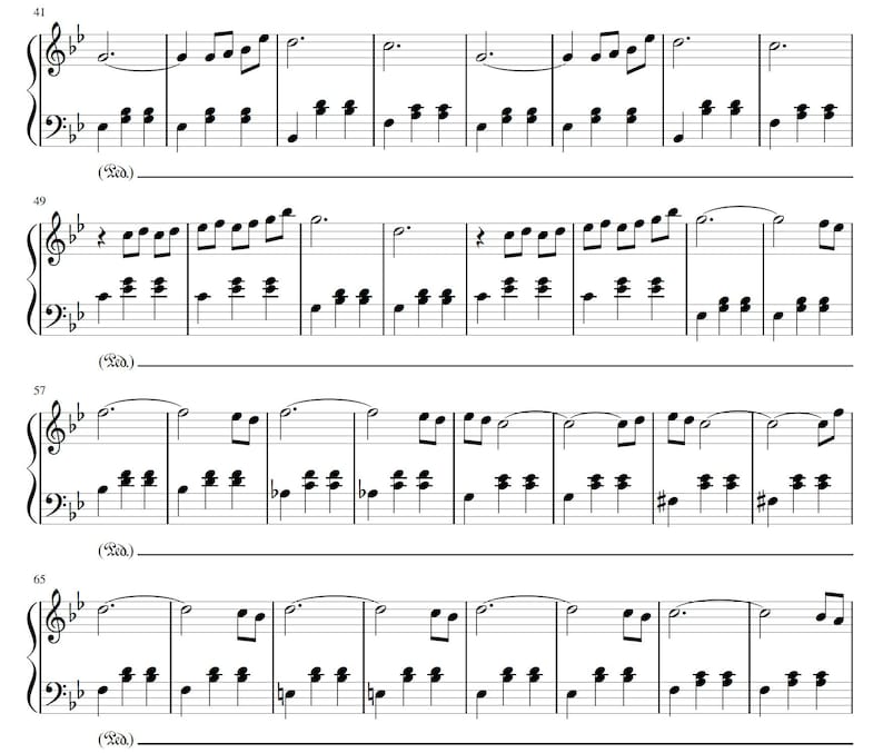 Bluebird – Alexis Ffrench | Piano Sheet Music | Digital Download - Etsy
