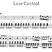 Lose Control - Teddy Swims: Easy Piano Sheet Music (printable PDF) - Etsy