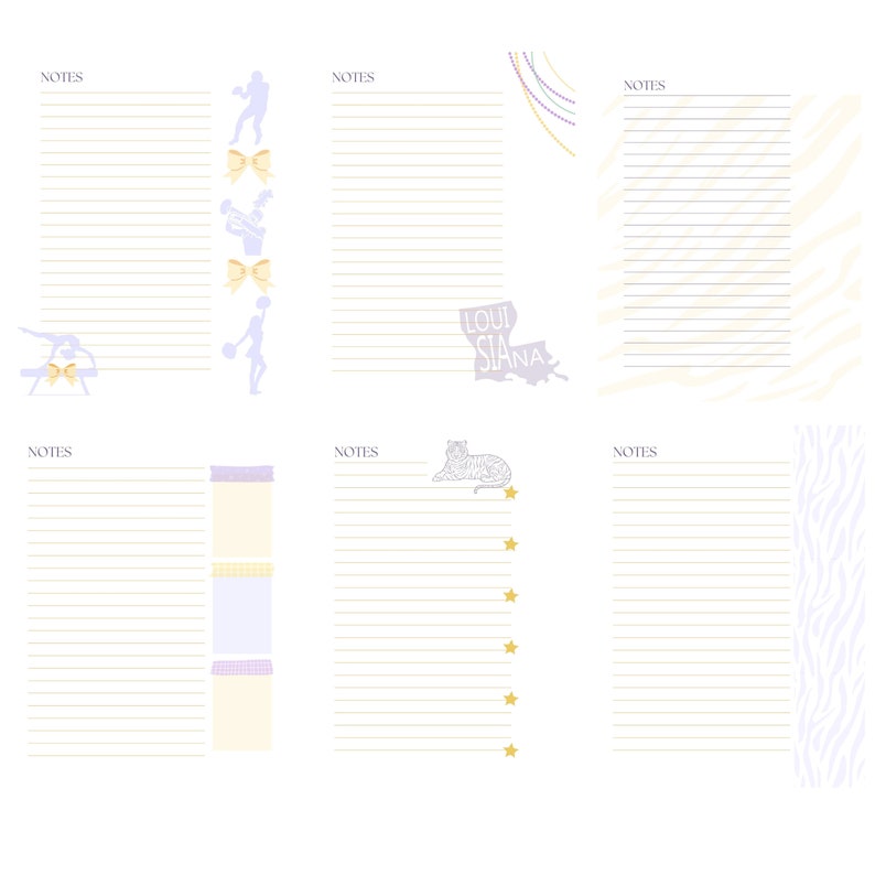 Printable Notes Page, Notes Template, Note Taking, Writing Paper, Notes ...