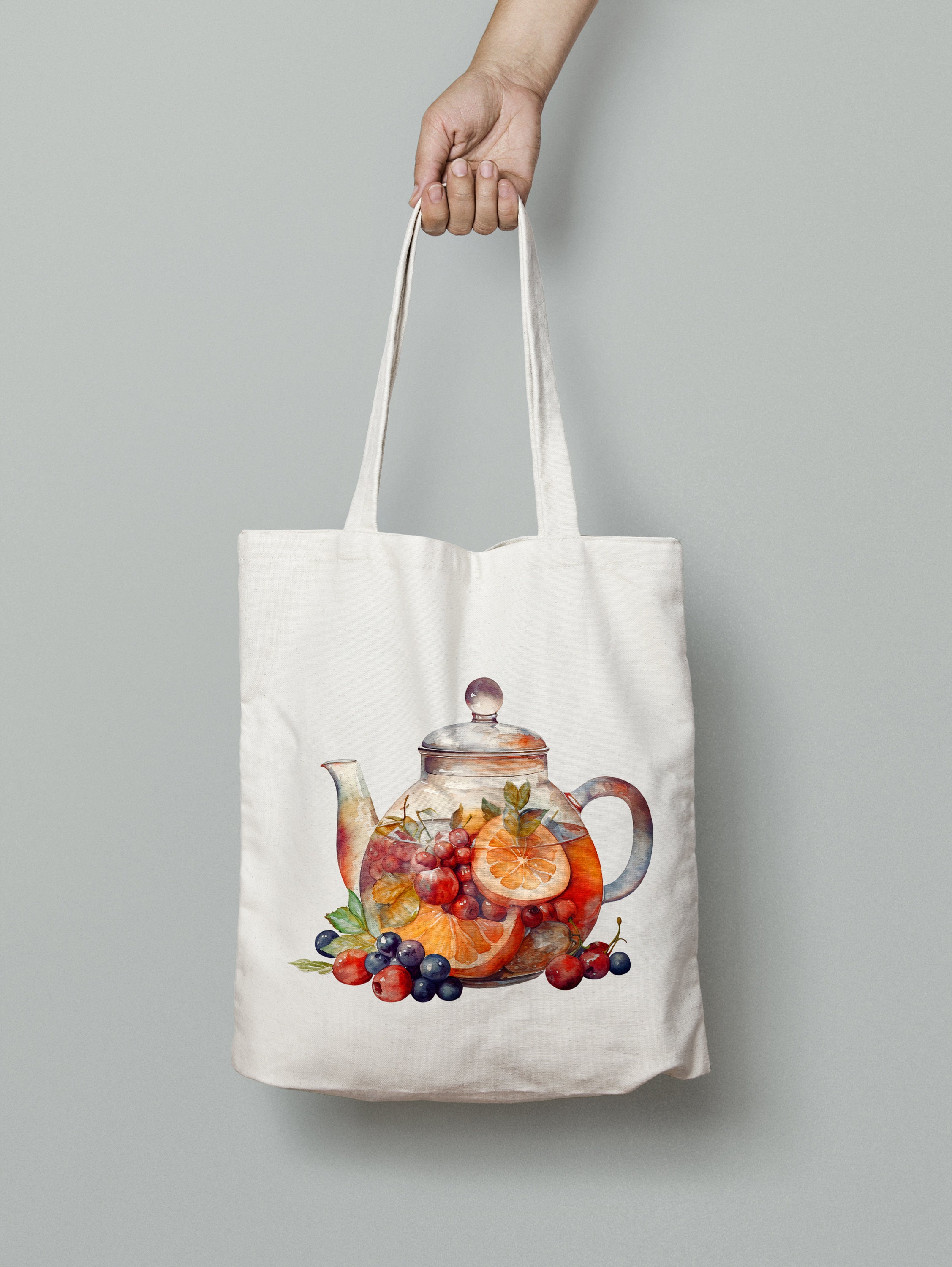 Tea Time Digital Watercolor Clipart. AI Clipart. Kitchen - Etsy