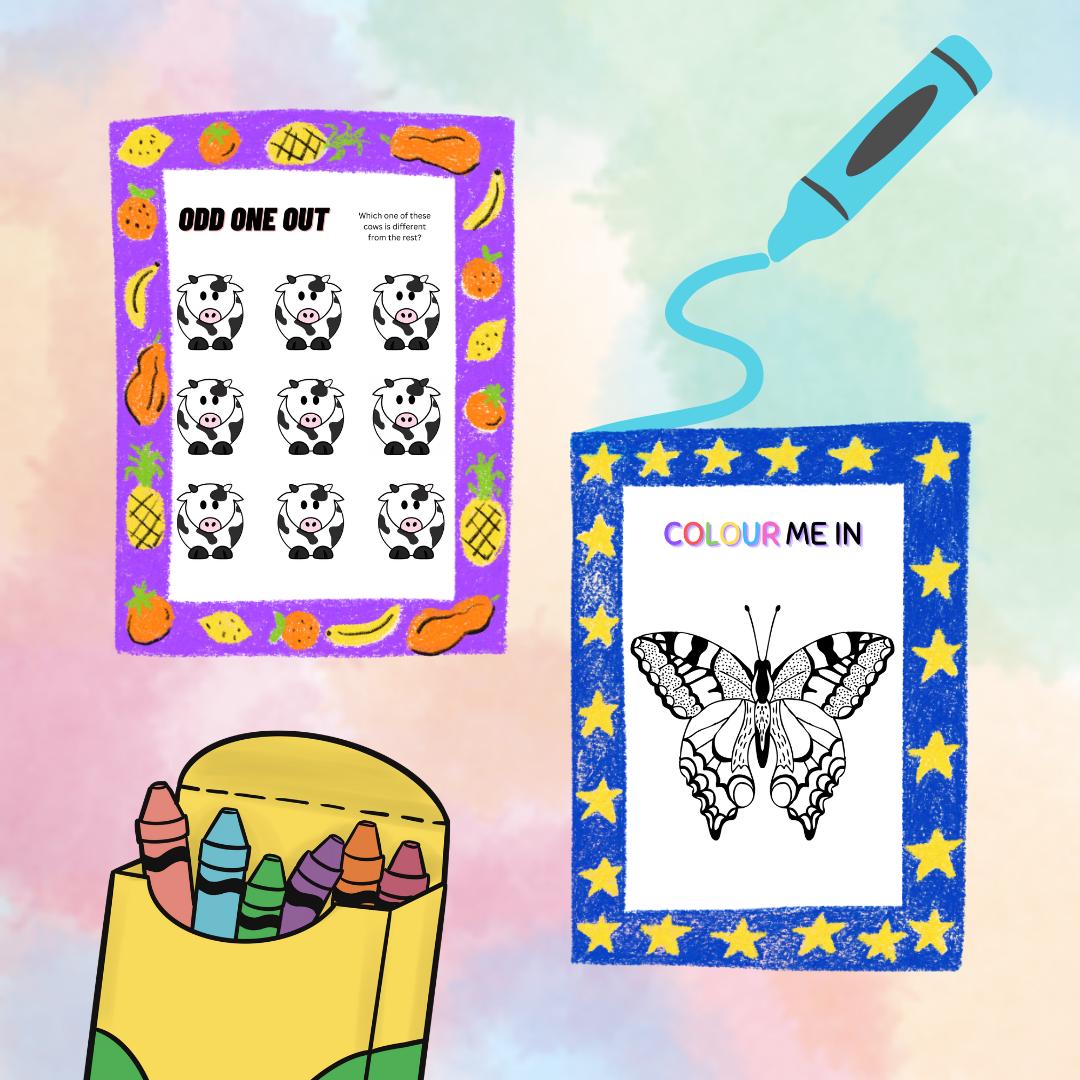 Kid's Activity Pack 1 (digital Download) - Etsy