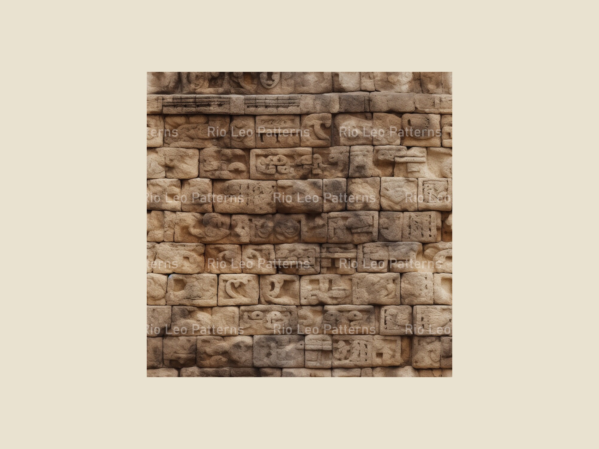 12 Temple Walls Texture Tile Pack Seamless Square Patterns - Etsy