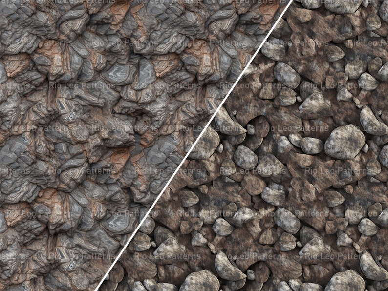 30 Rock Texture Tile Pack, Seamless Square Patterns 1024px, Instant ...