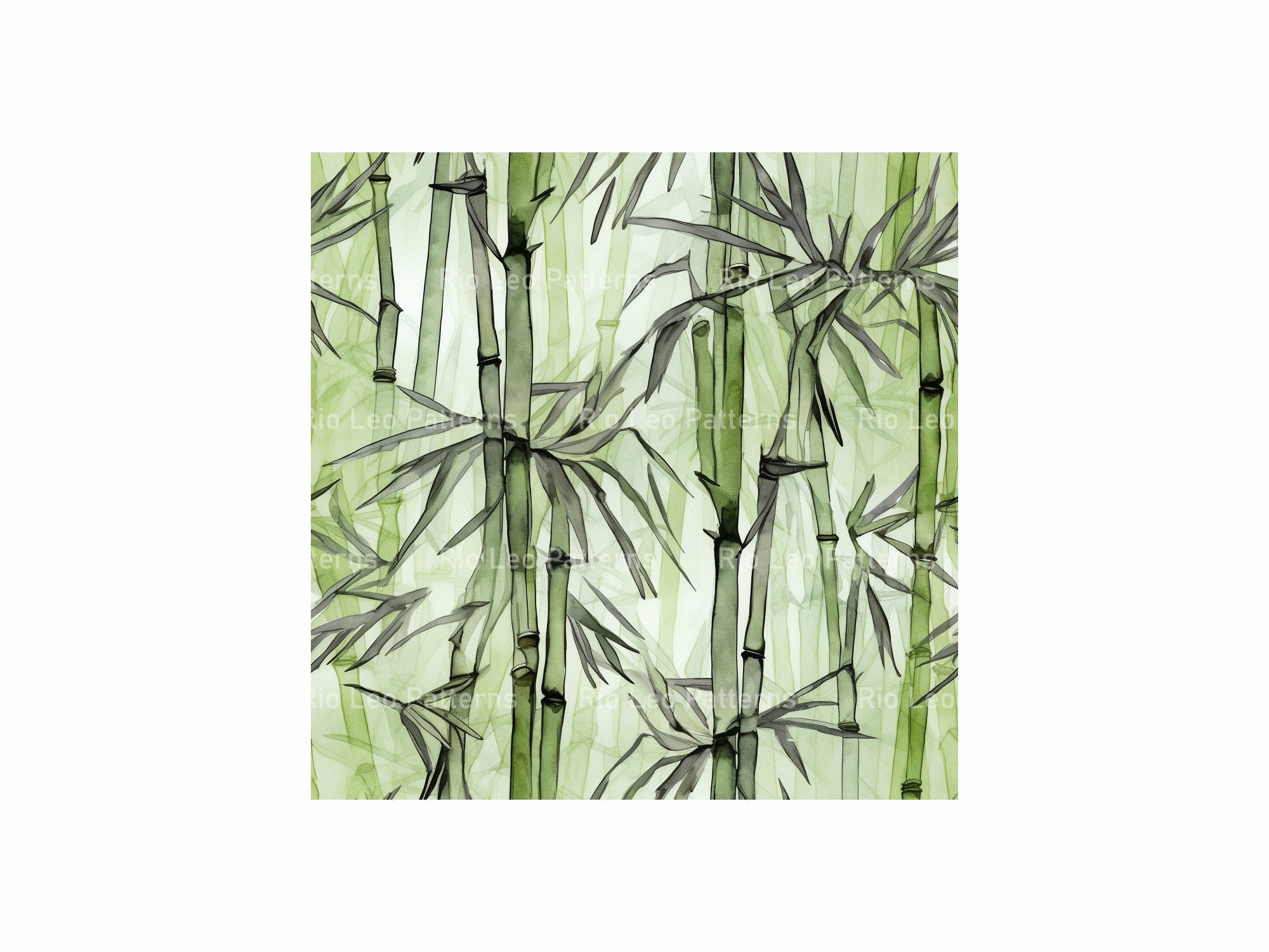 10 Bamboo Forest Pattern Bundle 1, Seamless Square Tiles 1024px ...