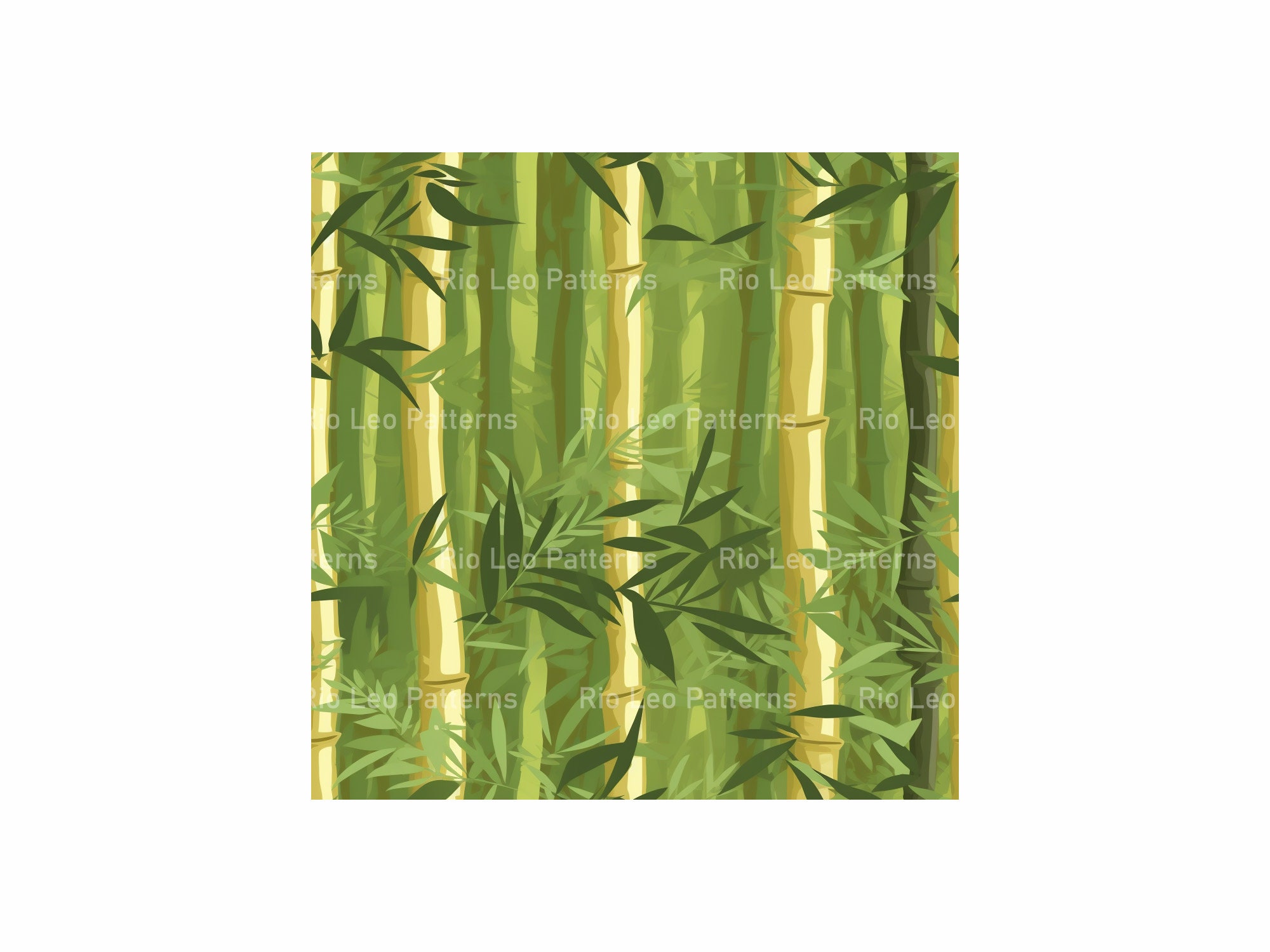 10 Bamboo Forest Pattern Bundle 1, Seamless Square Tiles 1024px ...