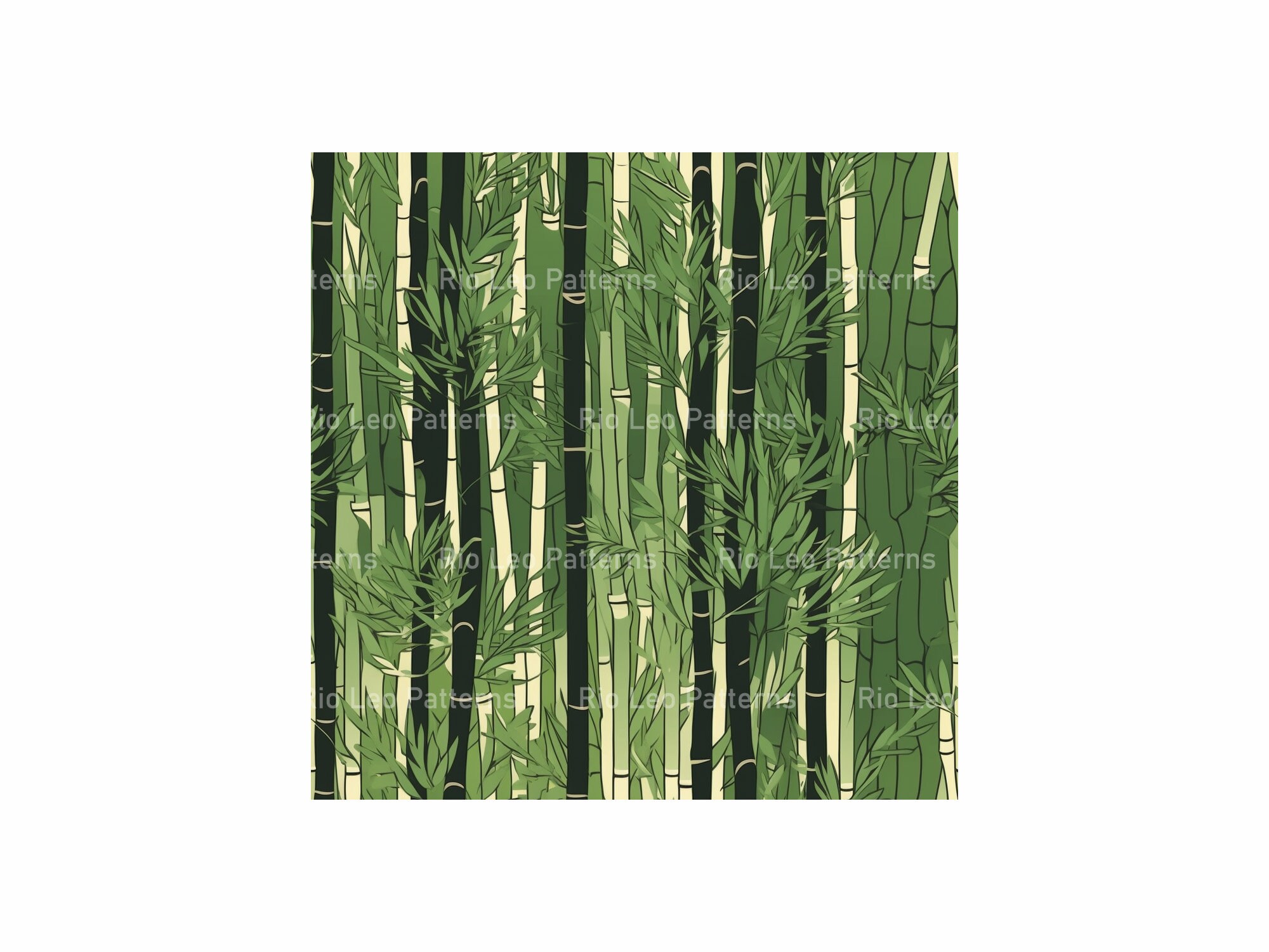 10 Bamboo Forest Pattern Bundle 1, Seamless Square Tiles 1024px ...
