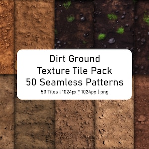 50 Dirt Ground Texture Tile Pack, Seamless Square Patterns 1024px ...