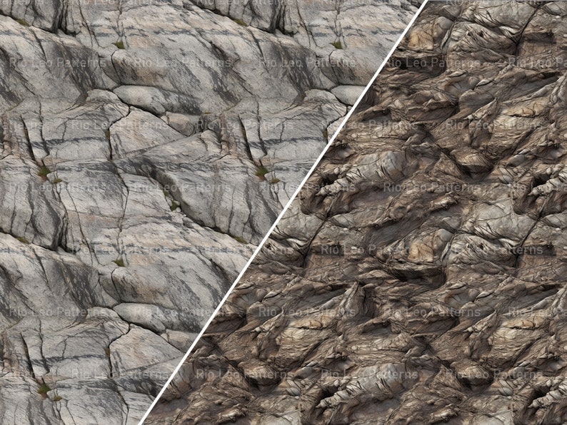 30 Rock Texture Tile Pack, Seamless Square Patterns 1024px, Instant ...