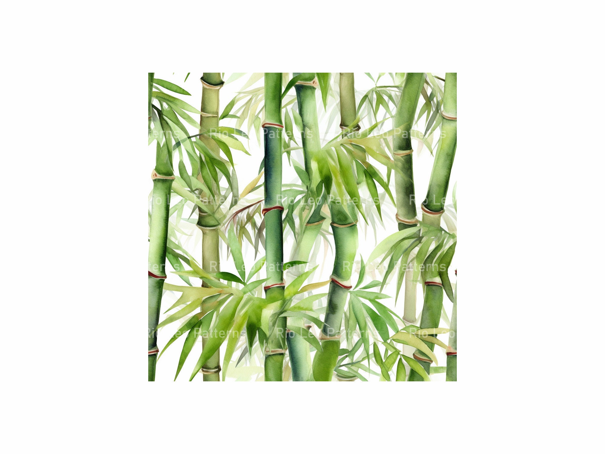 10 Bamboo Forest Pattern Bundle 1, Seamless Square Tiles 1024px ...